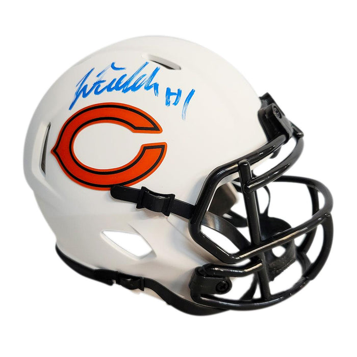 Justin Fields Signed Chicago Bears Lunar Eclipse Speed Mini Replica Fo ...