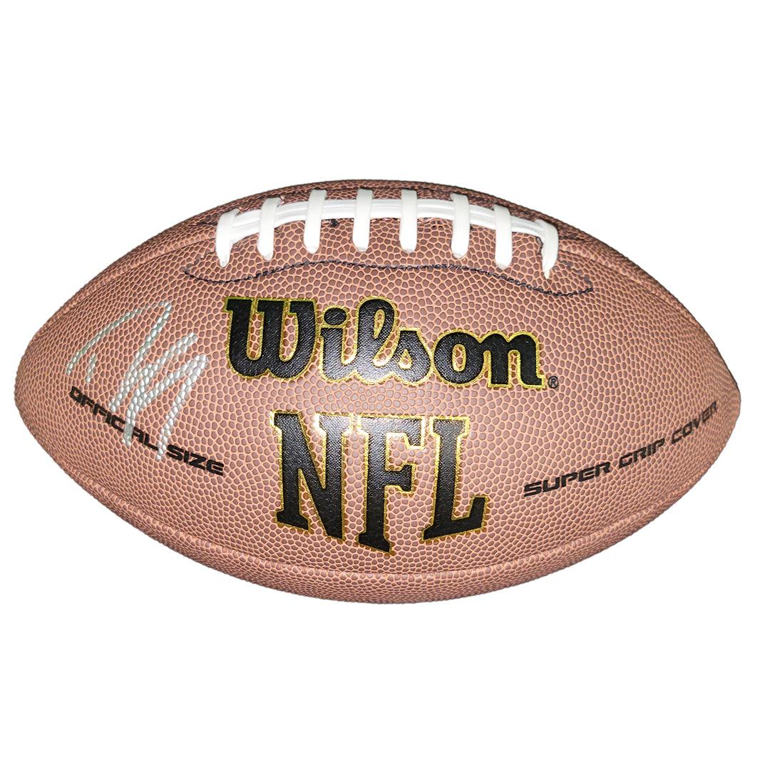 Dwight Freeney Signed Wilson Official NFL Replica Football (JSA) — RSA