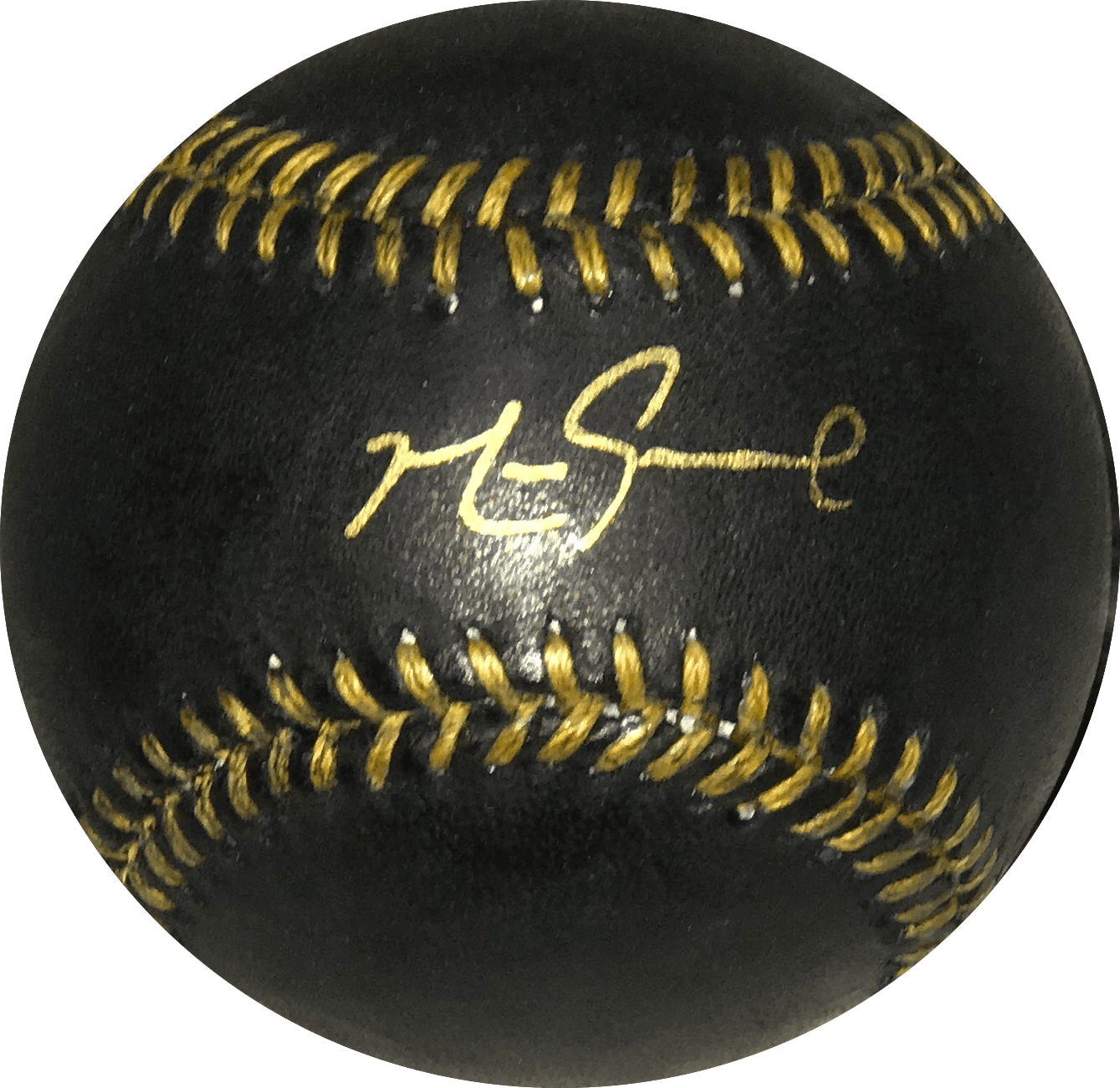 Mark Grace Autographed Black & Gold Official Major League Baseball (JS ...