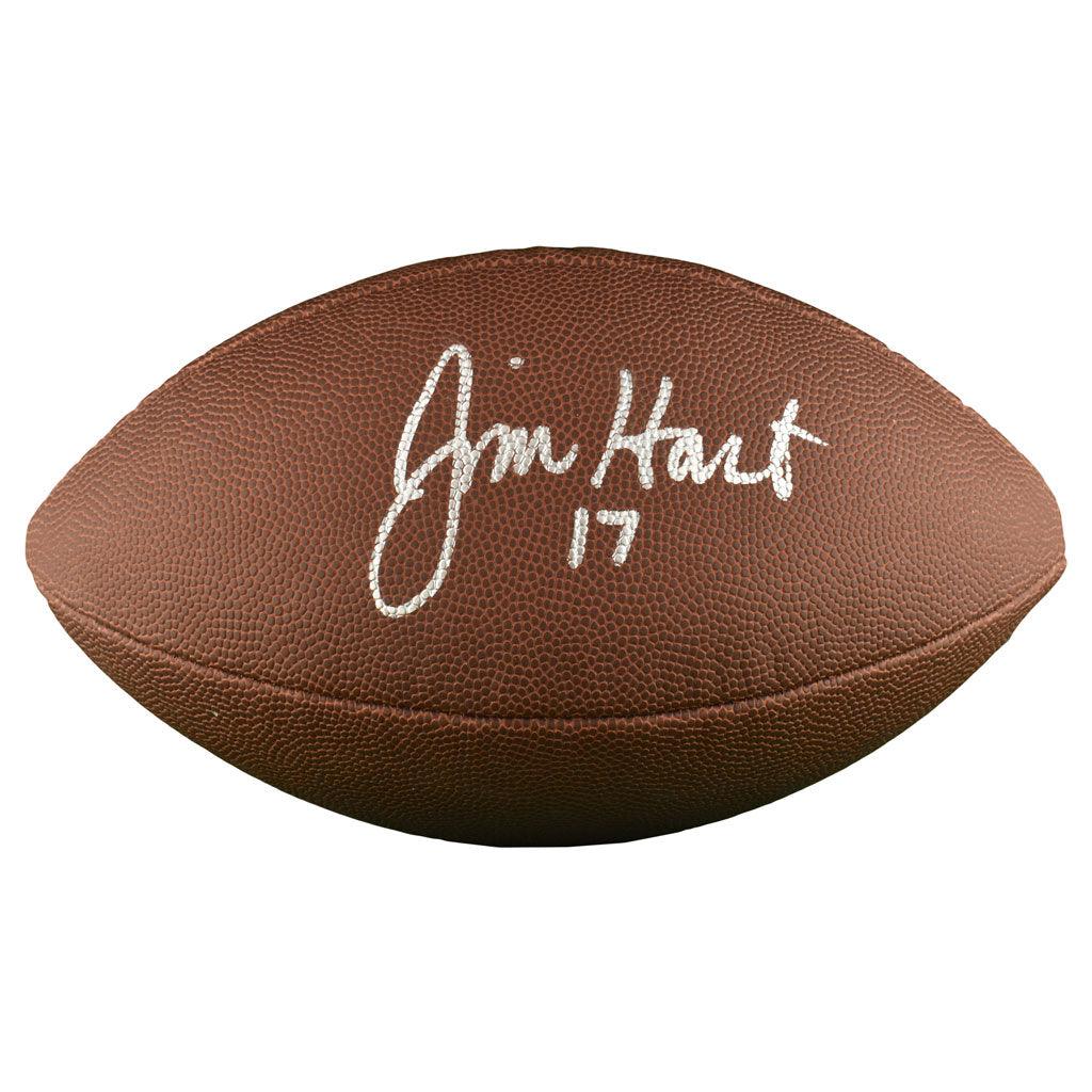 Jim Hart Signed Wilson Official NFL Replica Football (PSA) — RSA