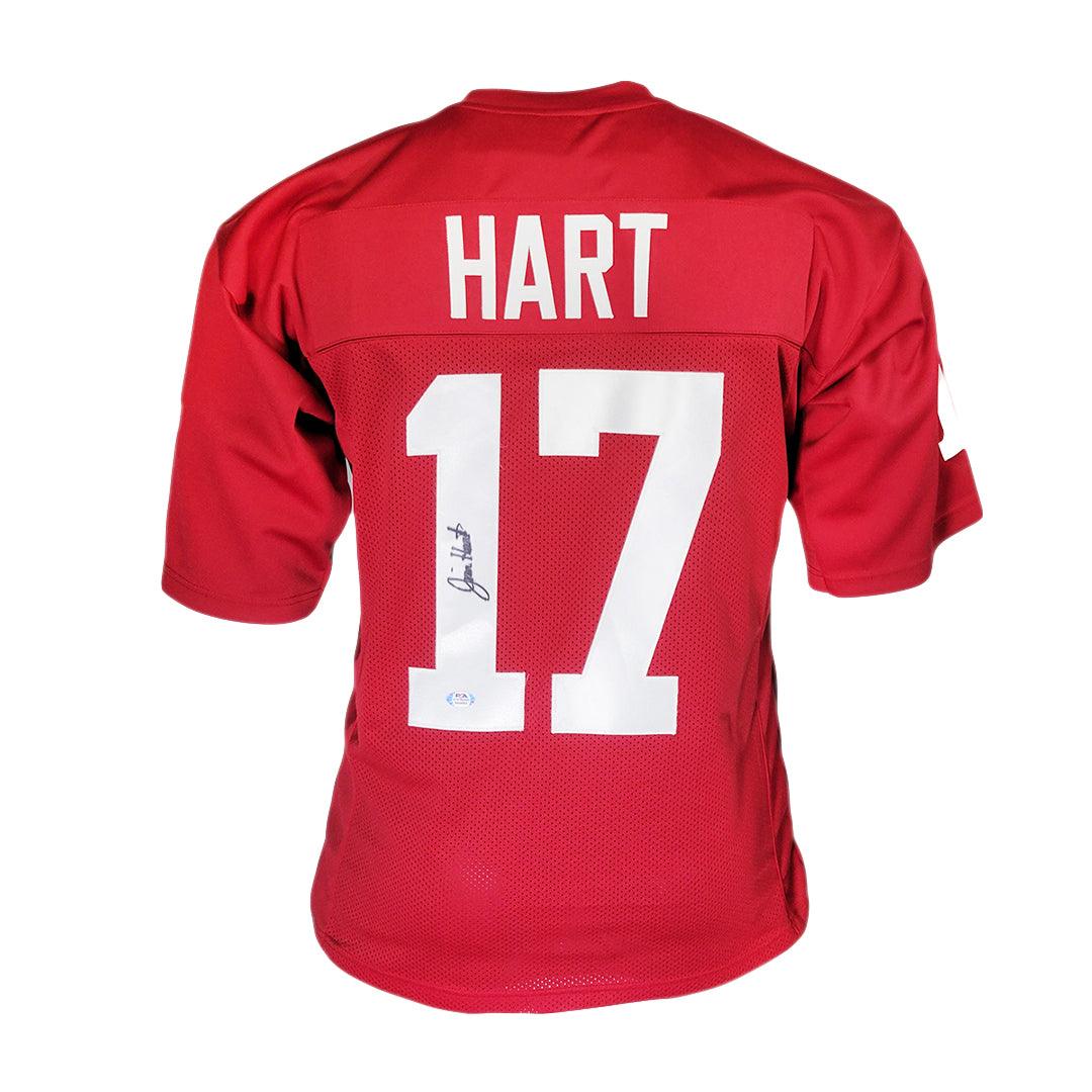 Jim Hart Signed Arizona Red Football Jersey (PSA) — RSA