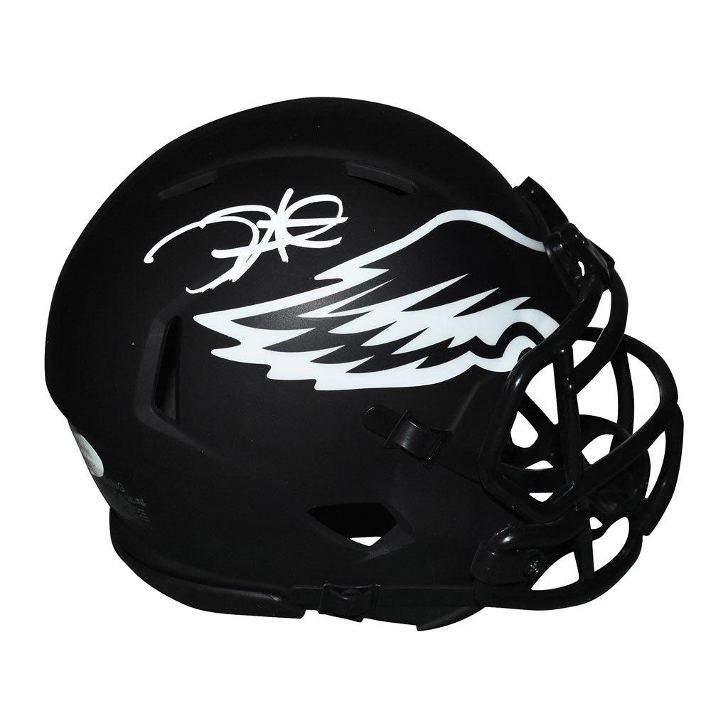Jalen Hurts Signed Philadelphia Eagles Eclipse Speed Mini Football Hel ...