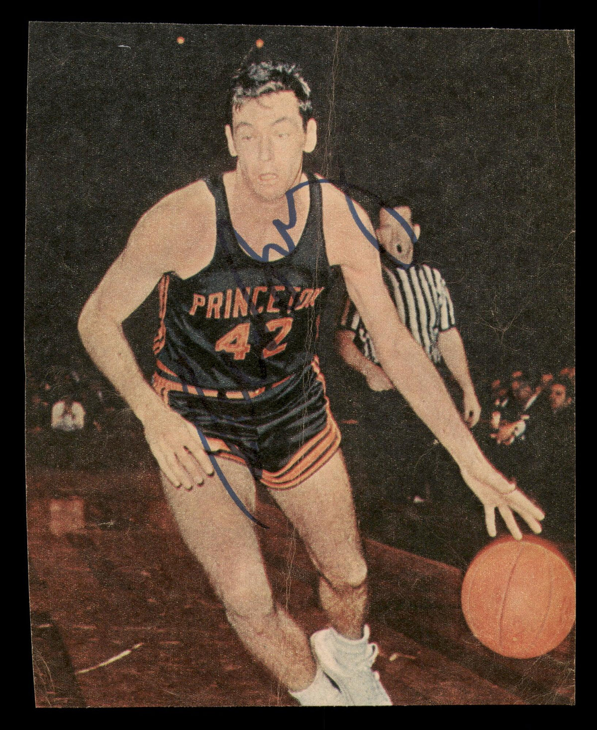 Bill Bradley Autographed 5x6.5 Magazine Page Photo Princeton Tigers SK — RSA