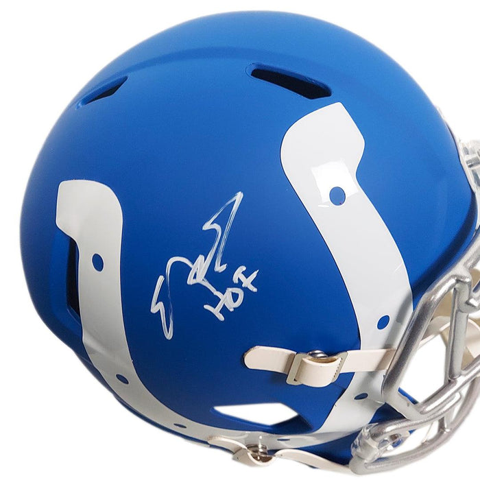 Edgerrin James Signed HOF Indianapolis Colts AMP Speed Full-Size Repli ...