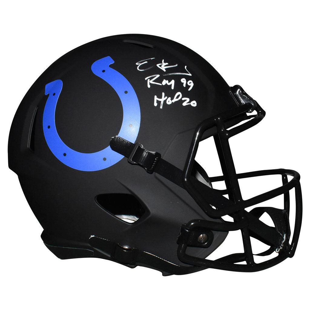 Edgerrin James Signed ROY 99/HOF 2000 Inscription Indianapolis Colts E ...