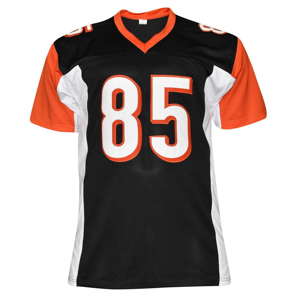 Chad Johnson Signed Cincinnati Black Ochocinco Football Jersey JSA — RSA