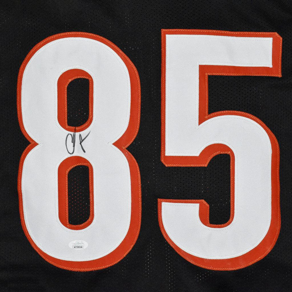 Chad Johnson Signed Cincinnati Black Ochocinco Football Jersey JSA — RSA