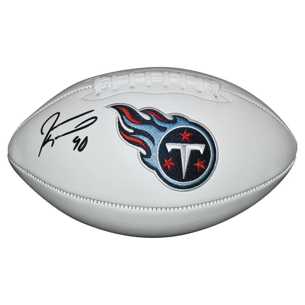 Jevon Kearse Signed Tennessee Titans Official NFL Team Logo Football ...