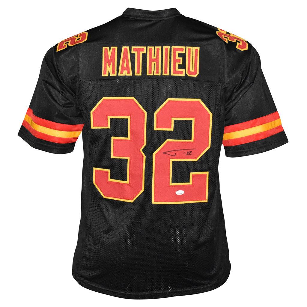 Tyrann Mathieu Signed Kansas City Pro Black Football Jersey (JSA) — RSA