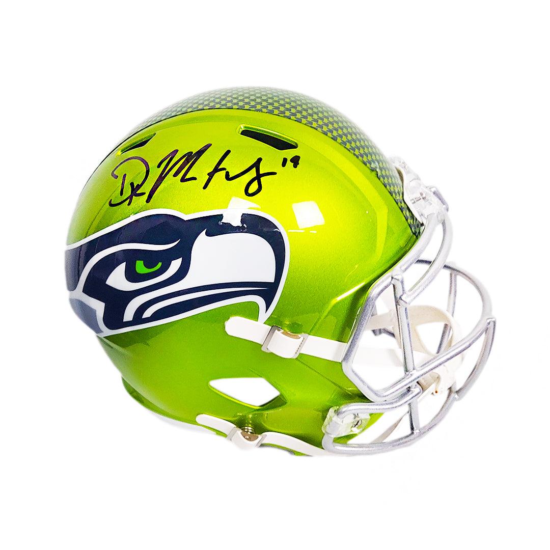 DK Metcalf Signed Seattle Seahawks Flash Speed Full-Size Replica Footb ...
