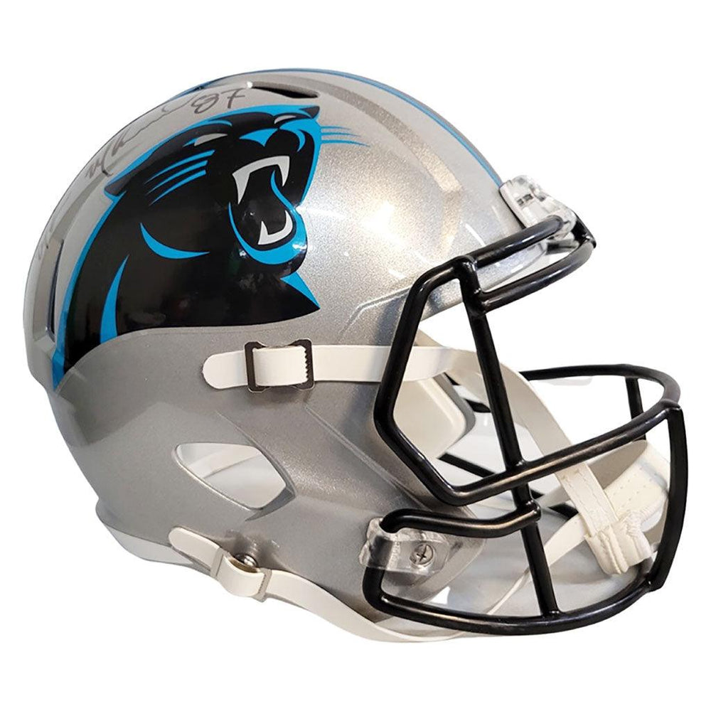 Muhsin Muhammad Signed Carolina Panthers Speed Full-Size Replica Footb ...