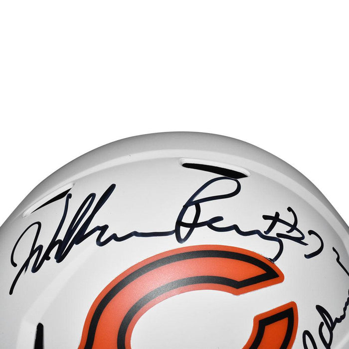 William Refrigerator Perry Signed Double Inscription Chicago Bears Lun ...