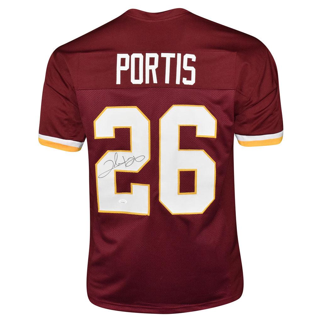 Clinton Portis Signed Washington Pro Red Football Jersey (Beckett) — RSA