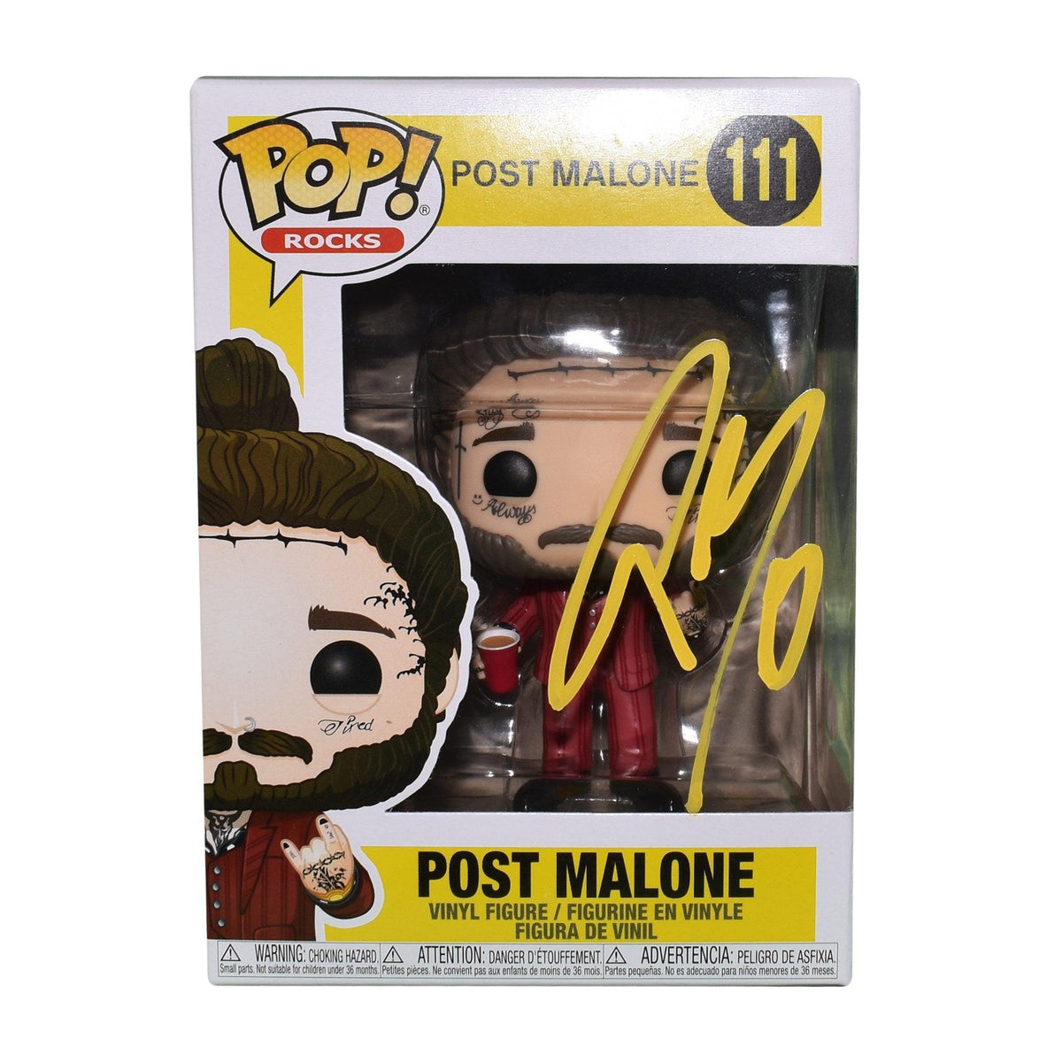 Post Malone Signed Funko Pop (JSA) — RSA