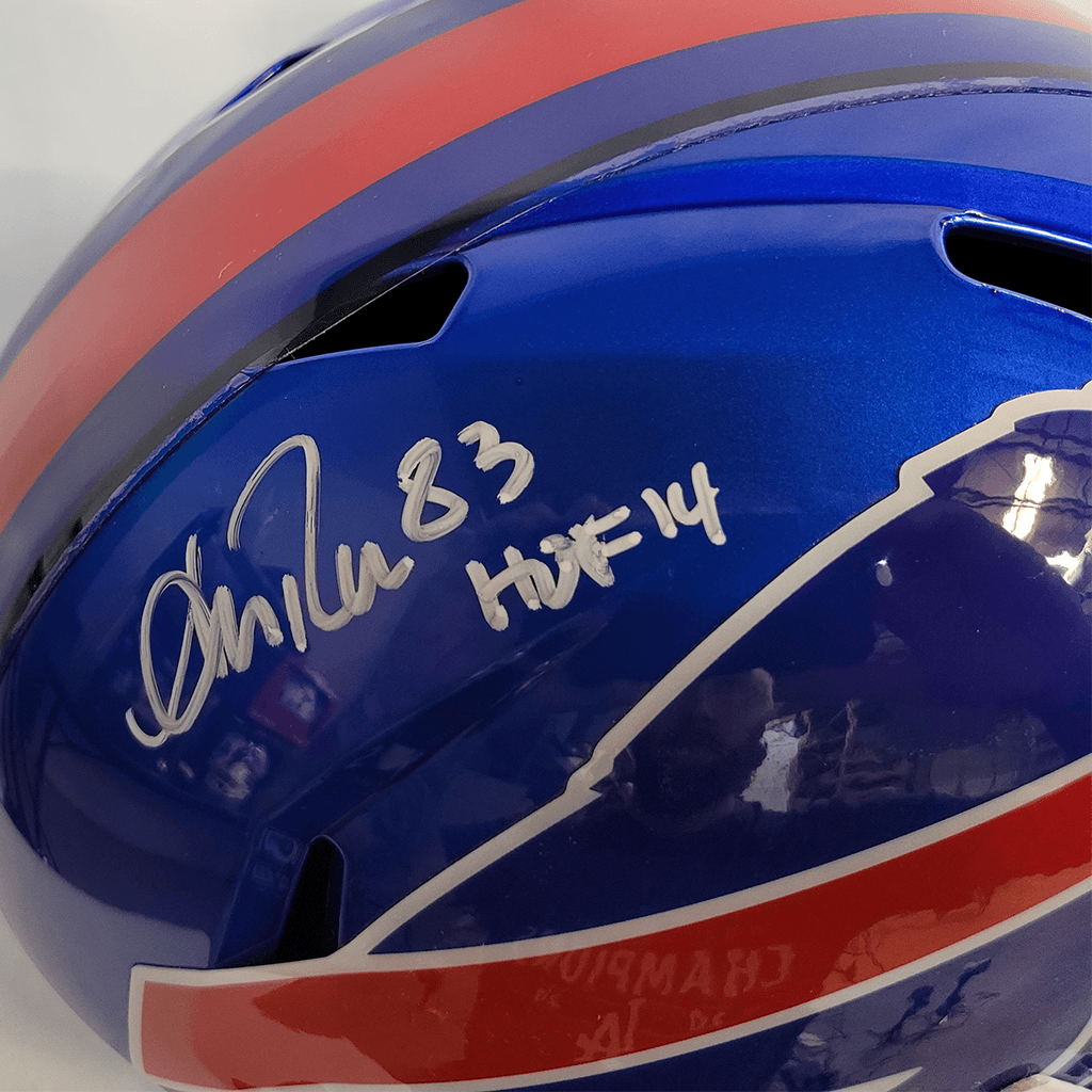 Andre Reed Signed Buffalo Bills Flash Speed Full-Size Replica Football ...