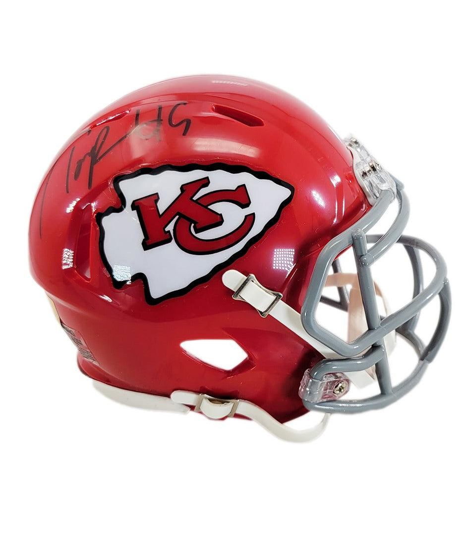 Tony Richardson Signed Kansas City Chiefs Throwback Speed Mini Footbal ...