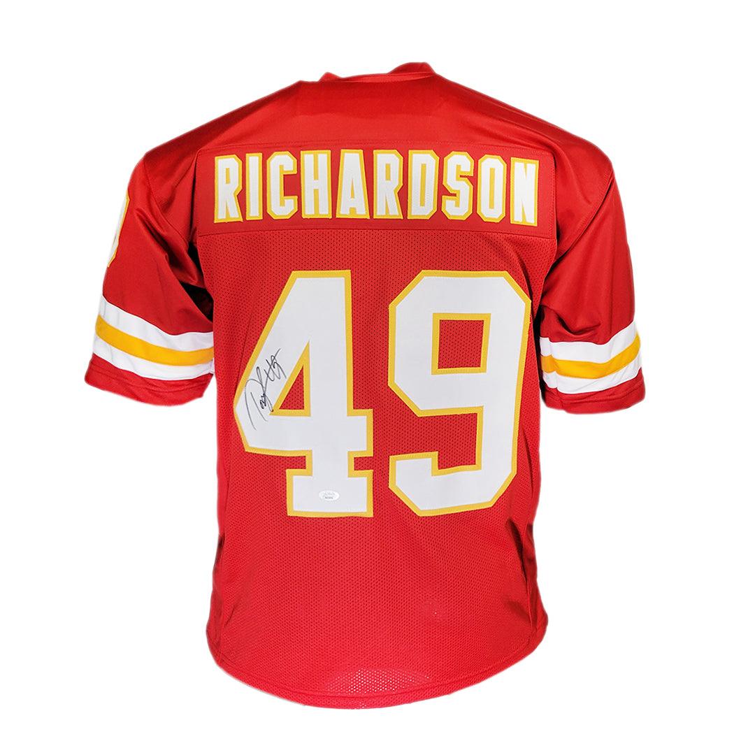 Tony Richardson Signed Kansas City Red Football Jersey (JSA) — RSA