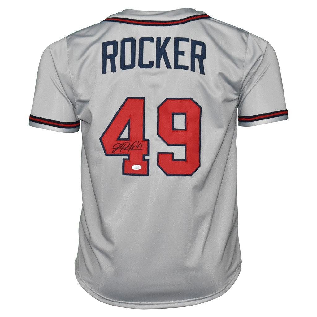 John Rocker Signed Atlanta Grey Baseball Jersey (JSA) — RSA