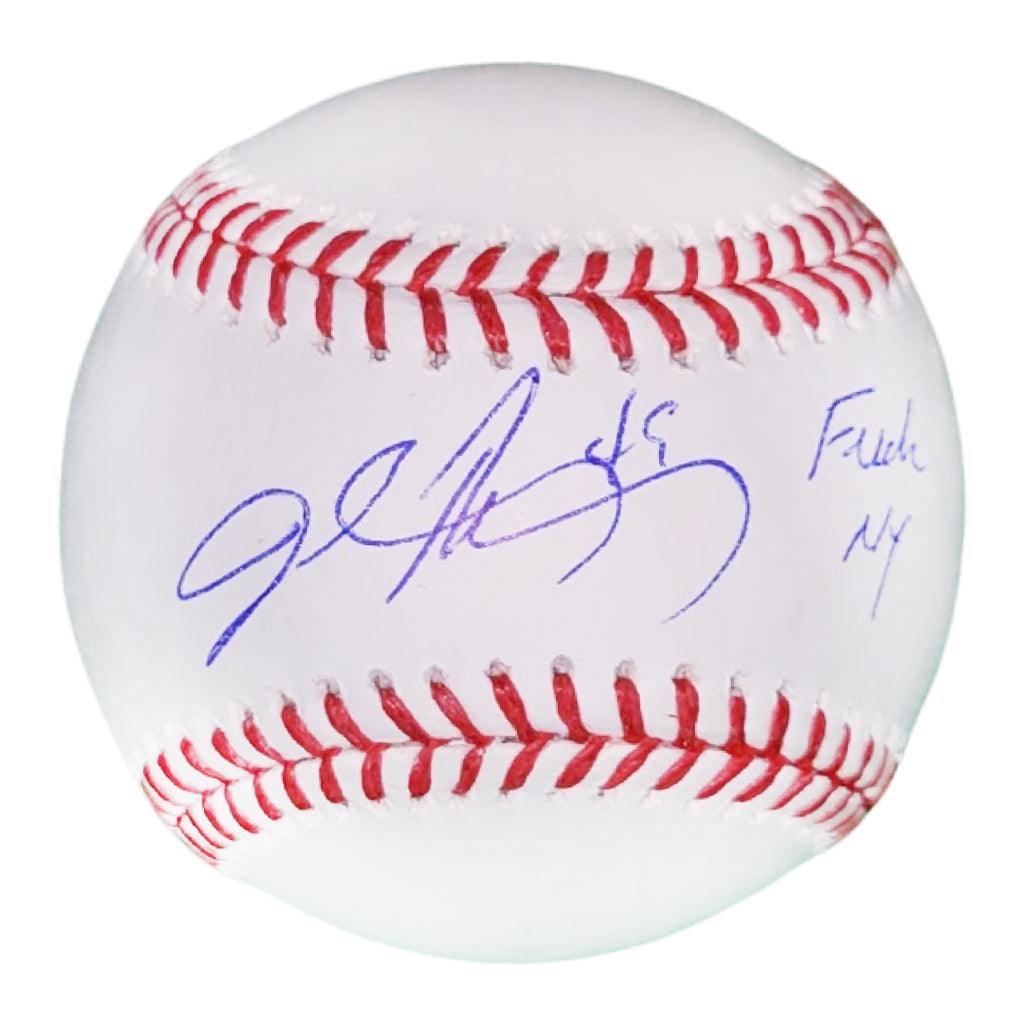 John Rocker Signed F*** New York Inscription Rawlings Official Major L ...