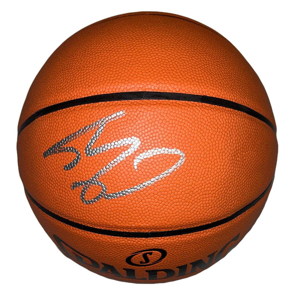 Shaquille O'Neal Signed in Silver Ink Spalding NBA Silver Series Baske ...