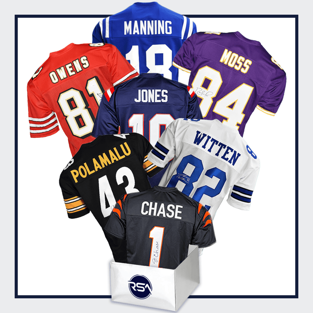 Autographed Football Jersey Platinum Mystery Box - RSA