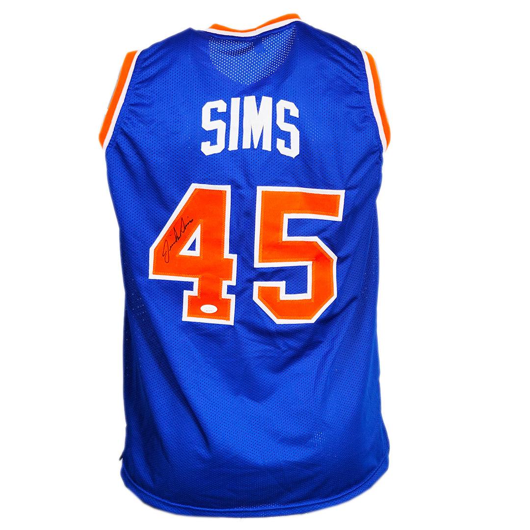 Jericho Sims Signed New York Blue Basketball Jersey (JSA) — RSA