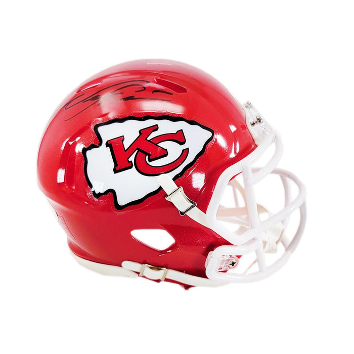 Neil Smith Signed Kansas City Chiefs Speed Mini Replica Football Helme ...