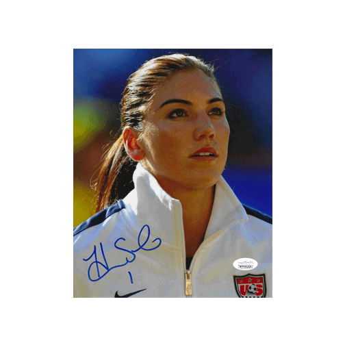 Hope Solo Autographed 8 x 10 Photo (JSA) Pose 3 — RSA