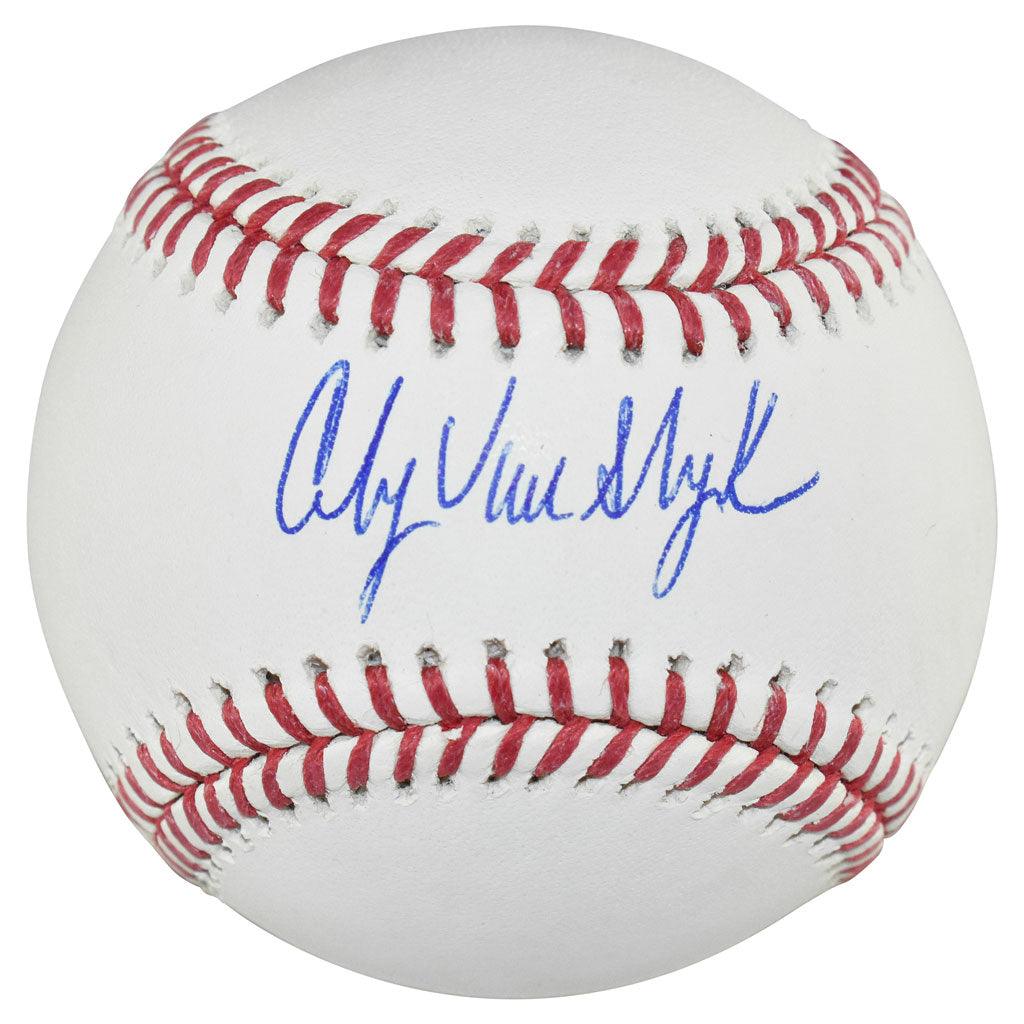 Andy Van Slyke Signed Rawlings Official Major League Baseball (JSA) — RSA