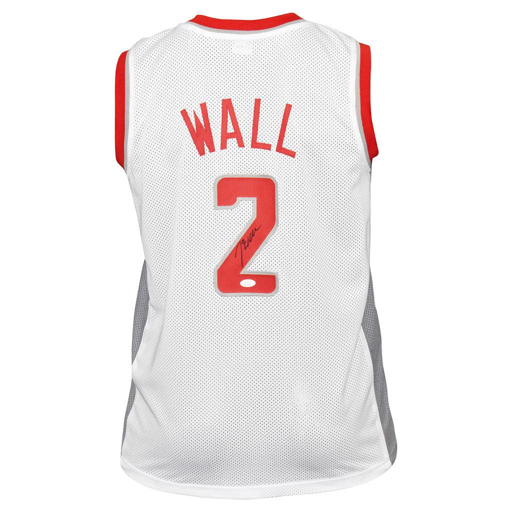 John Wall Signed Houston White Basketball Jersey (JSA) — RSA