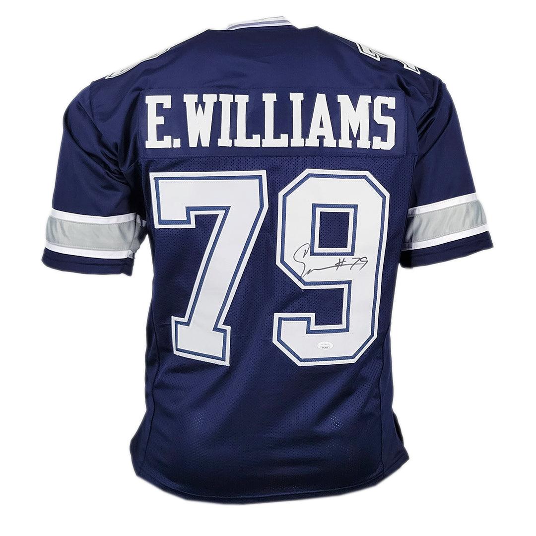 Erik Williams Signed Dallas Navy Football Jersey (JSA) — RSA