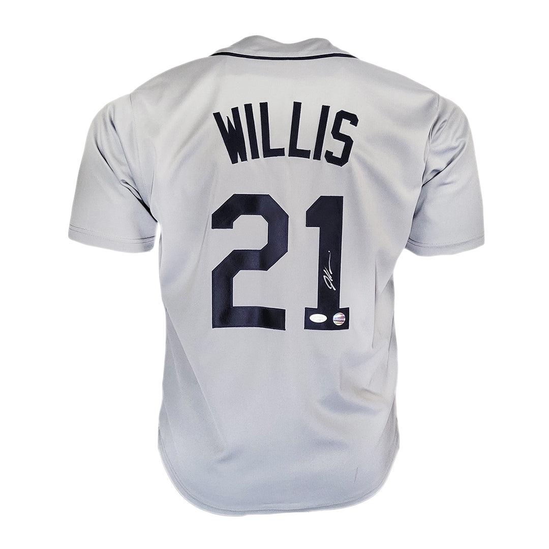 Dontrelle Willis Signed Detroit Grey Baseball Jersey (JSA) — RSA